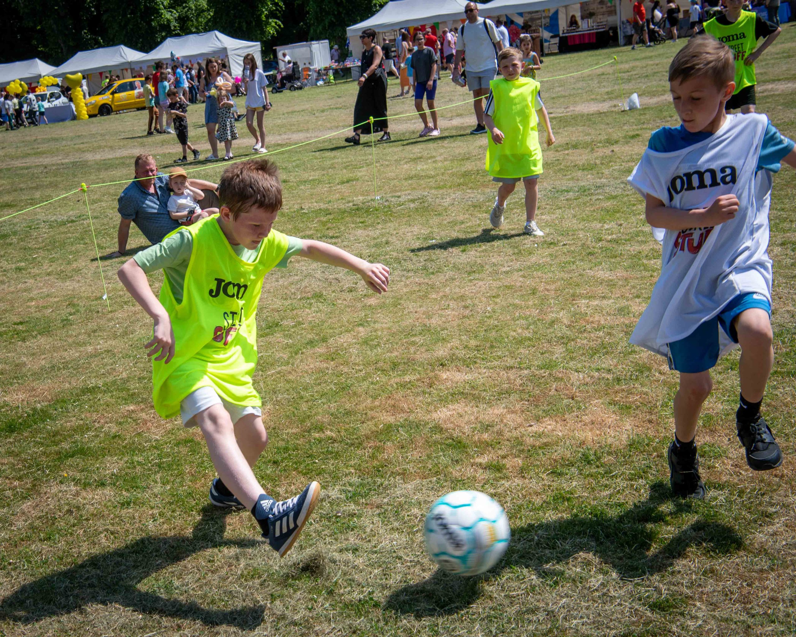 Street Stuff were in the park providing football activities ...