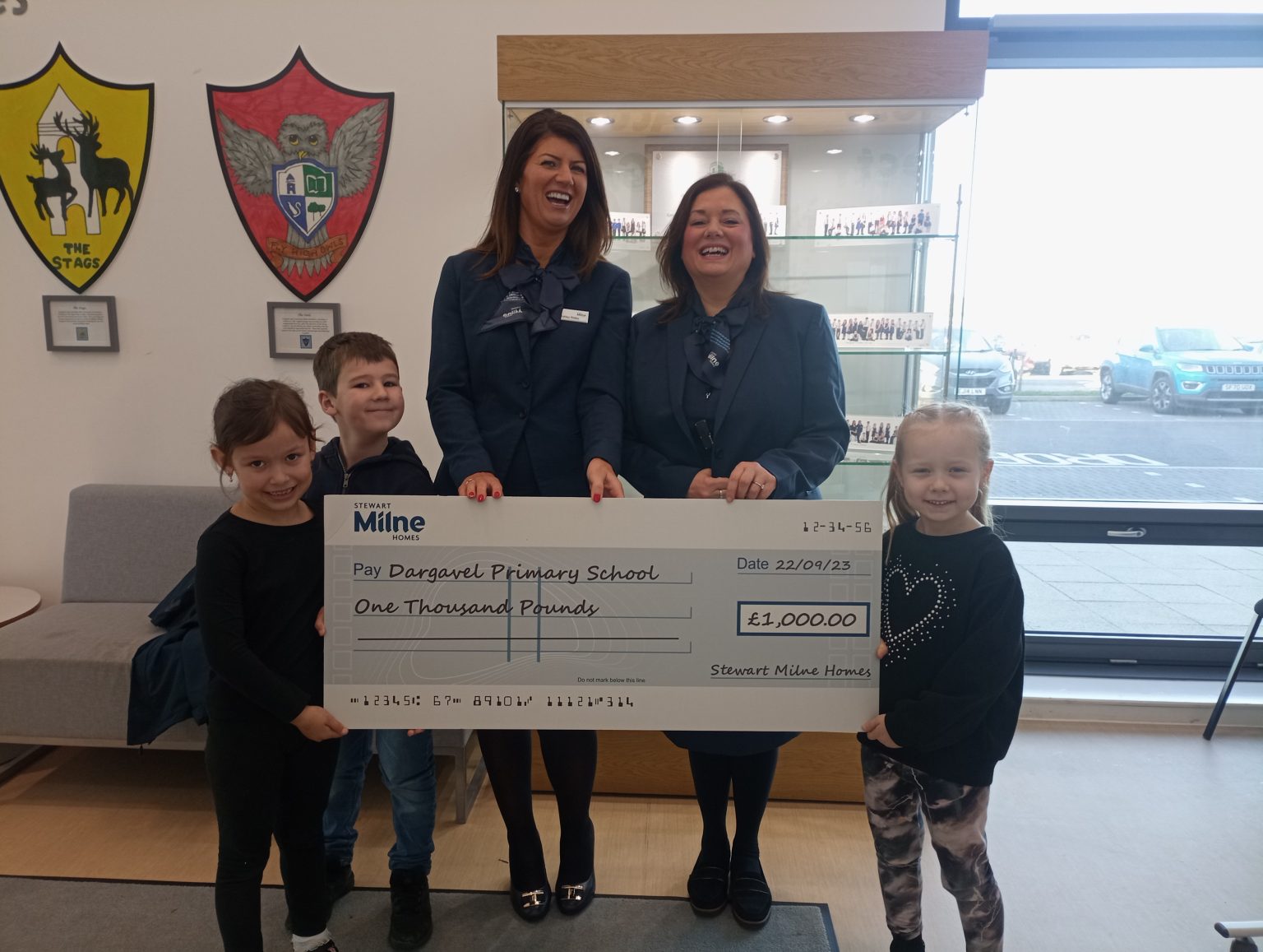 Dargavel Primary School to enhance outdoor space thanks to donation