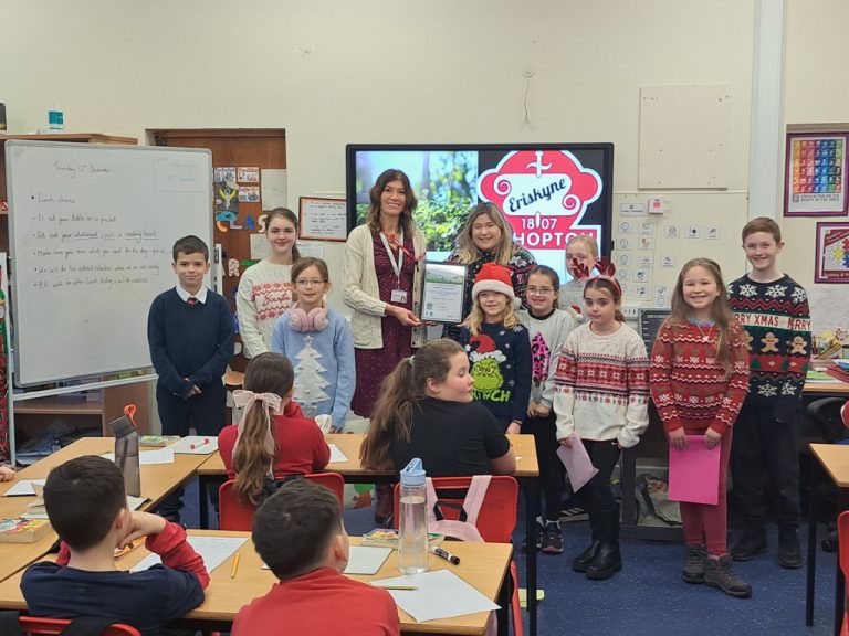 Bishopton Primary School receives Eco Schools certificate