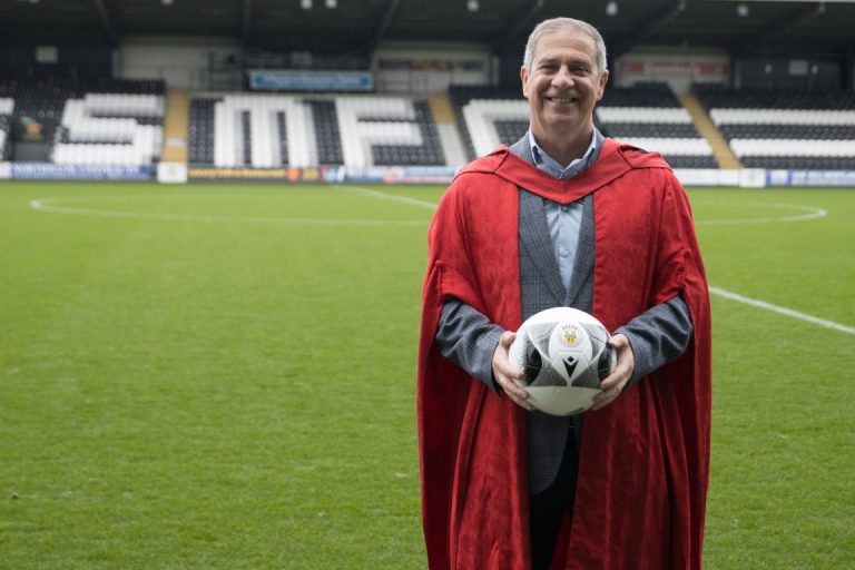 Paisley football icon Tony Fitzpatrick honoured with UWS doctorate