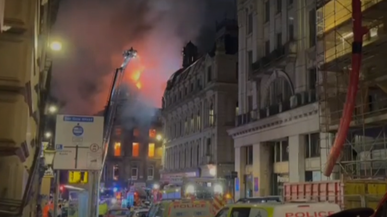 Fire and building collapse at Glasgow Central Station set to disrupt ...